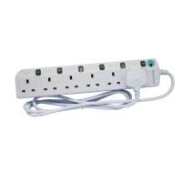 SoundTech 5Way Extension Power Socket PS-005A Black 2M Cable – Simply ...